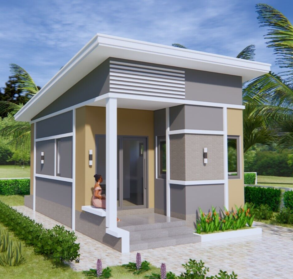 Open Shed Roof Small Home