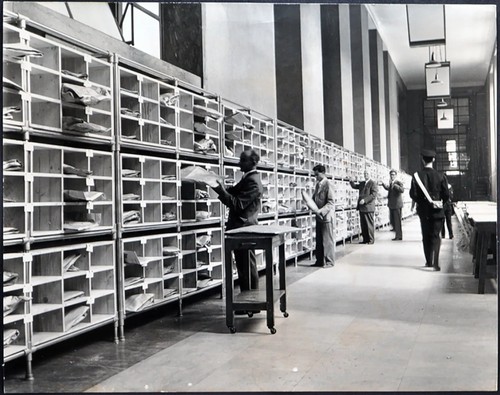 Photo de presse vintage Élection 1958 Cartes Liste Électorale FT 2176 ...