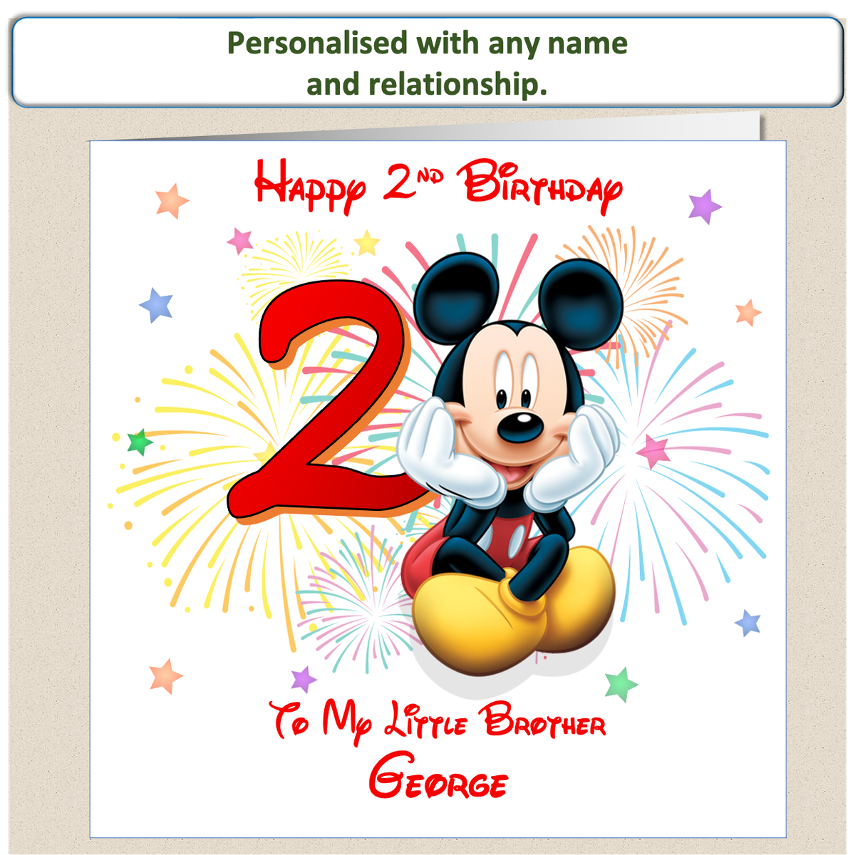 Mickey Mouse Birthday Card Ideas Mickey Mouse Card | Mickey Mouse
