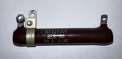 OHMITE 50 OHM 26 WATT ADJUSTABLE RESISTOR RX33V500 NEW OLD STOCK. | eBay