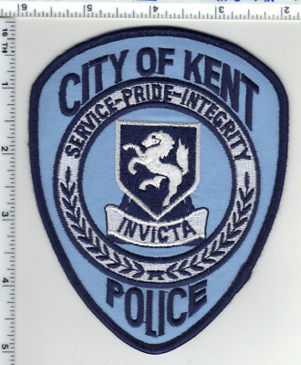 City of Kent Police (Washington) Blue Background Shoulder Patch from ...