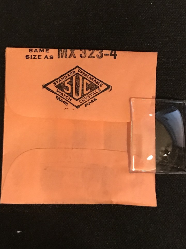 SUC Lucite Crystal MS 124-12 for BENRUS Cortez - 21.2 x 17.3mm - New | eBay