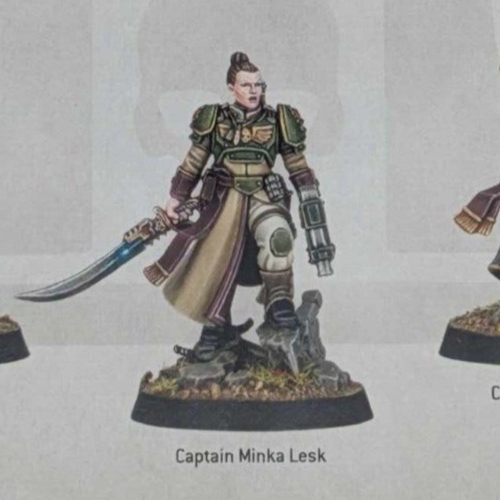 Captain Minka Lesk - Hell's Last - Astra Militarum - Warhammer 40k ...