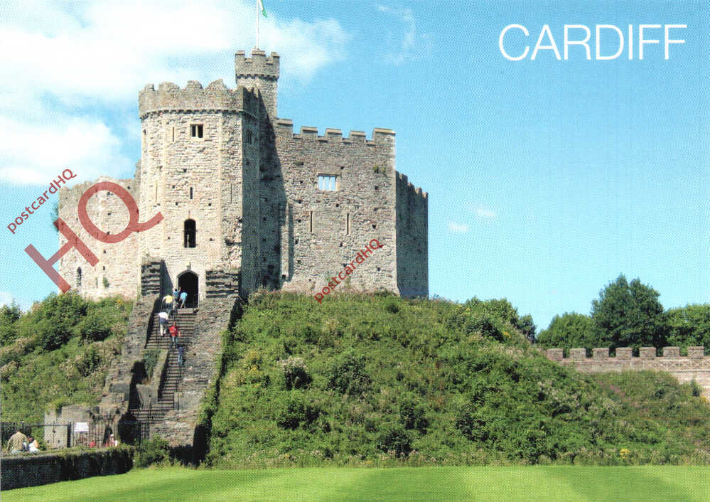 Picture Postcard, Cardiff Castle, the Norman Keep [Judges] C-35086 | eBay