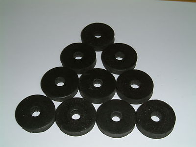 M6 Rubber Washers 25.5mm O/D X 6mm I/D X 5/5.5mm Thk, various ...