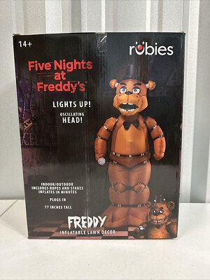 Five Nights At Freddys Inflatable FREDDY 77 in Tall Animated | eBay