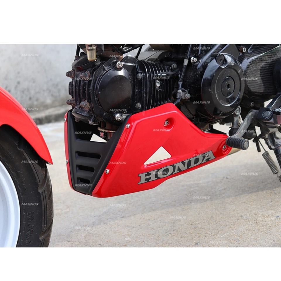RED BELLY PAN UNDER CRANK FAIRING GUARD COVER FOR HONDA GROM MSX SF 125 ...