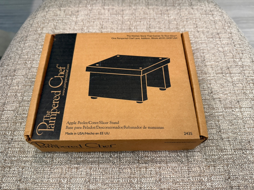 NEW IN BOX - Pampered Chef Apple Peeler/Corer/ Slicer Stand ONLY | eBay