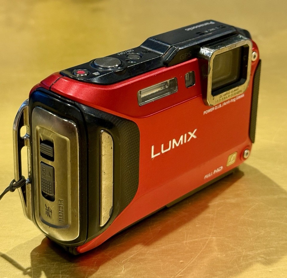 Panasonic Lumix Adventure DMC-TS6 16.1MP Waterproof Digital Camera Red ...