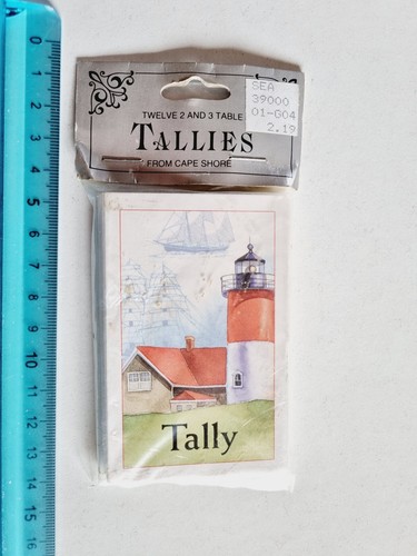 Sealed Playing Cards Tallies Tally Cape Shore Original Vintage | eBay