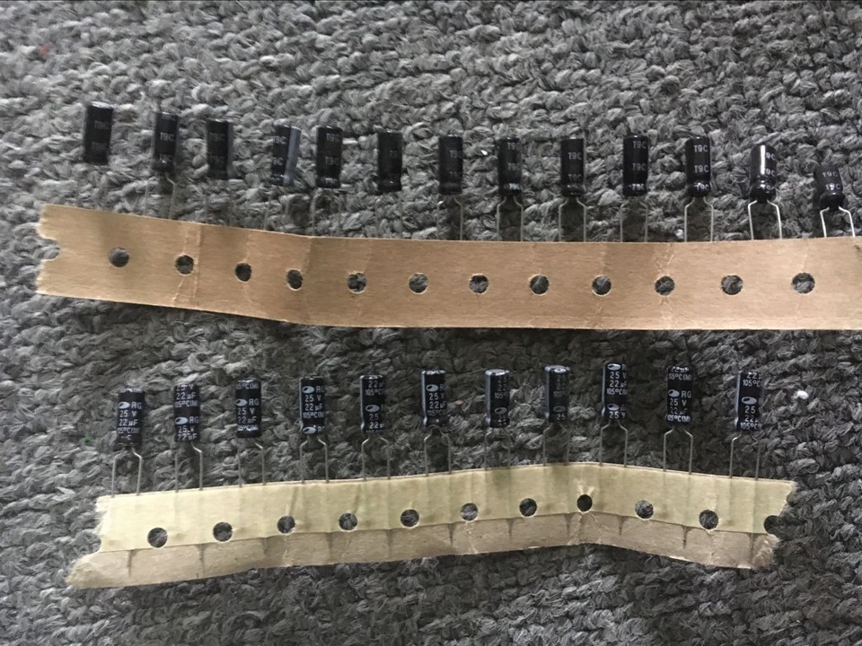 30pcs SAMWHA RG 25V 22UF 5x11mm electrolytic Capacitor 105°C | eBay