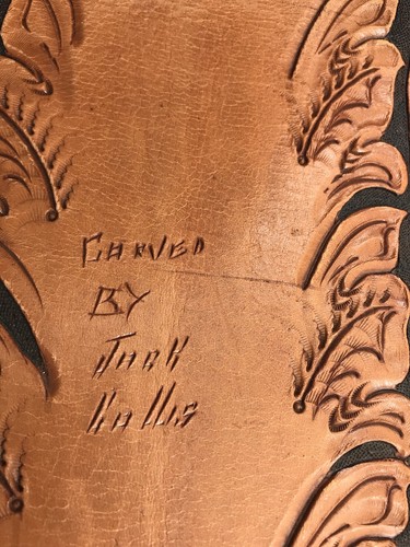 Jack Callis Floral Carved Leather Holster 5.5" Colt SAA Tooled LH 11192 ...