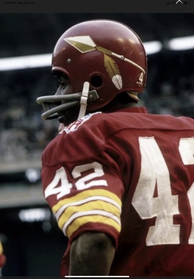 1965 Washington Redskins Spear RK2 Style Custom Football Helmet Charlie ...