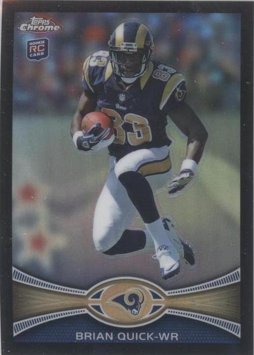 2012 Topps Chrome - Brian Quick #99 Black Refractor /299 (RC) for sale ...