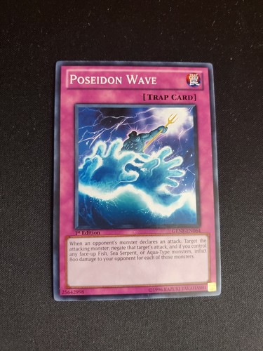 Poseidon Wave - Yugioh TCG Generation Force 1st - GENF-EN064 - NM | eBay
