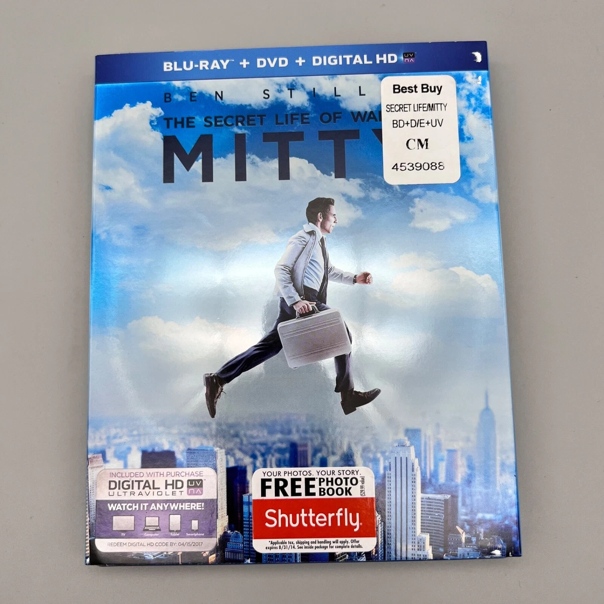 The Secret Life Of Walter Mitty Dvd