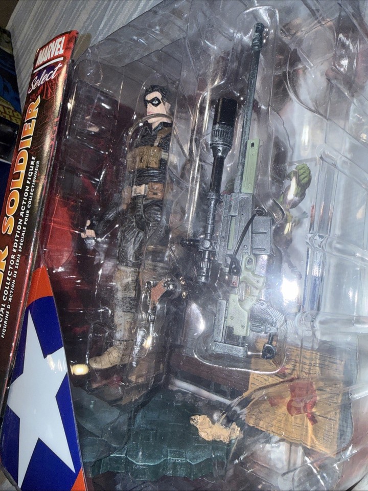 Marvel Diamond Select Legends WINTER SOLDIER Bucky Barnes 7" Action ...