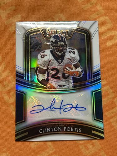 2020 Select Clinton Portis Signature SI-CPO White Parallel /25 | eBay