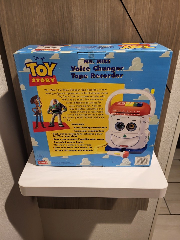 Mr. Mike Voice Changer Tape Recorder TOY STORY Playskool 1996 NEW MIB ...