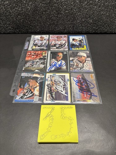 Signed 35 18 Card Lot Dale Earnhardt Sr Jr JeffG TAZ 1981 Mt. DEW ...