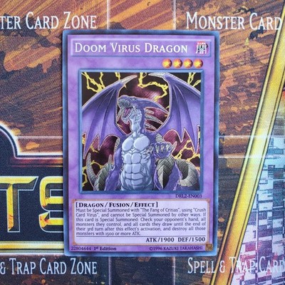 1x Doom Virus Dragon - Secret Rare - DRL2-EN003 - 1st Ed - LP | eBay