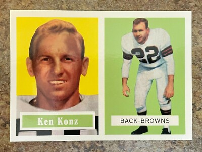 1994 Topps Archives #52 Ken Konz - Cleveland Browns | eBay