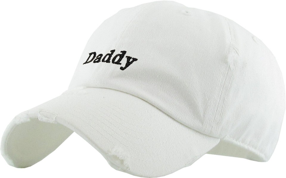 Daddy Embroidery Dad Hat Cotton Adjustable Baseball Cap Unconstructed ...