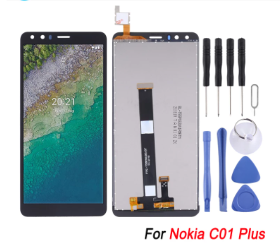 LCD Display Touch Screen Digitizer Assembly Replacement For Nokia C01 ...
