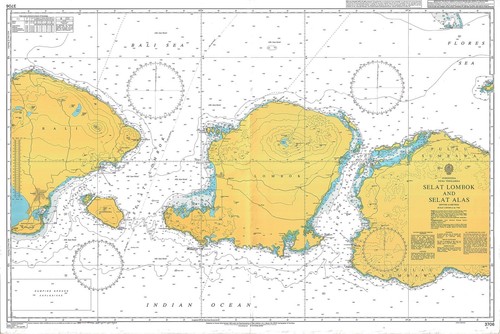 Admiralty 3706 Indonesia Nusa Tengarra Selat Lombok And Selat Alas ...