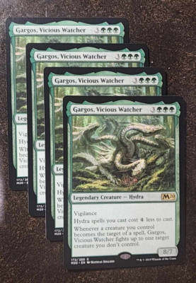 4x Gargos, Vicious Watcher legendary creature cards - M20 - NM/VG | eBay