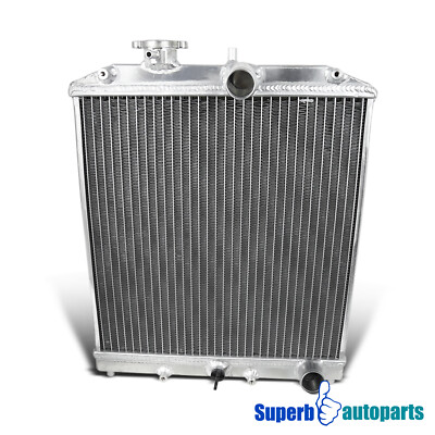 Fits 1992-2000 Honda Civic Del Sol 2 Row Racing Radiator B16 B18 Manual ...