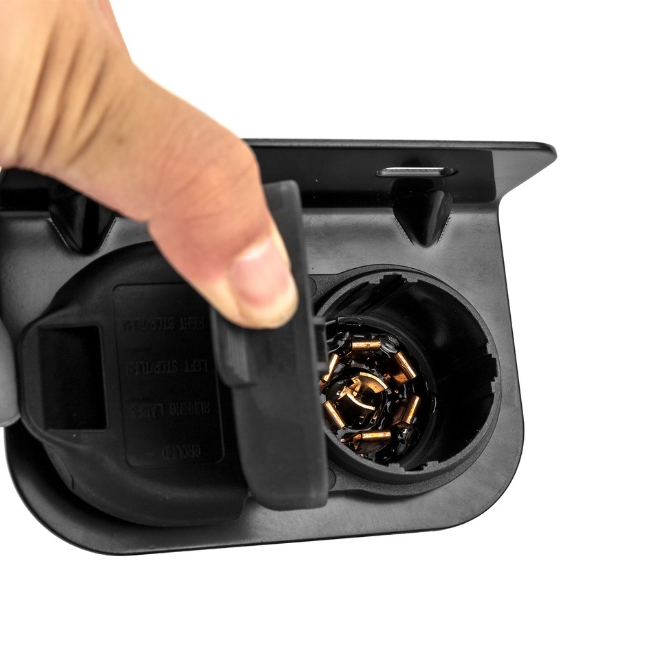 4 flat/7 way round Trailer Wiring Plug For Chevy Colorado 08-24 w ...