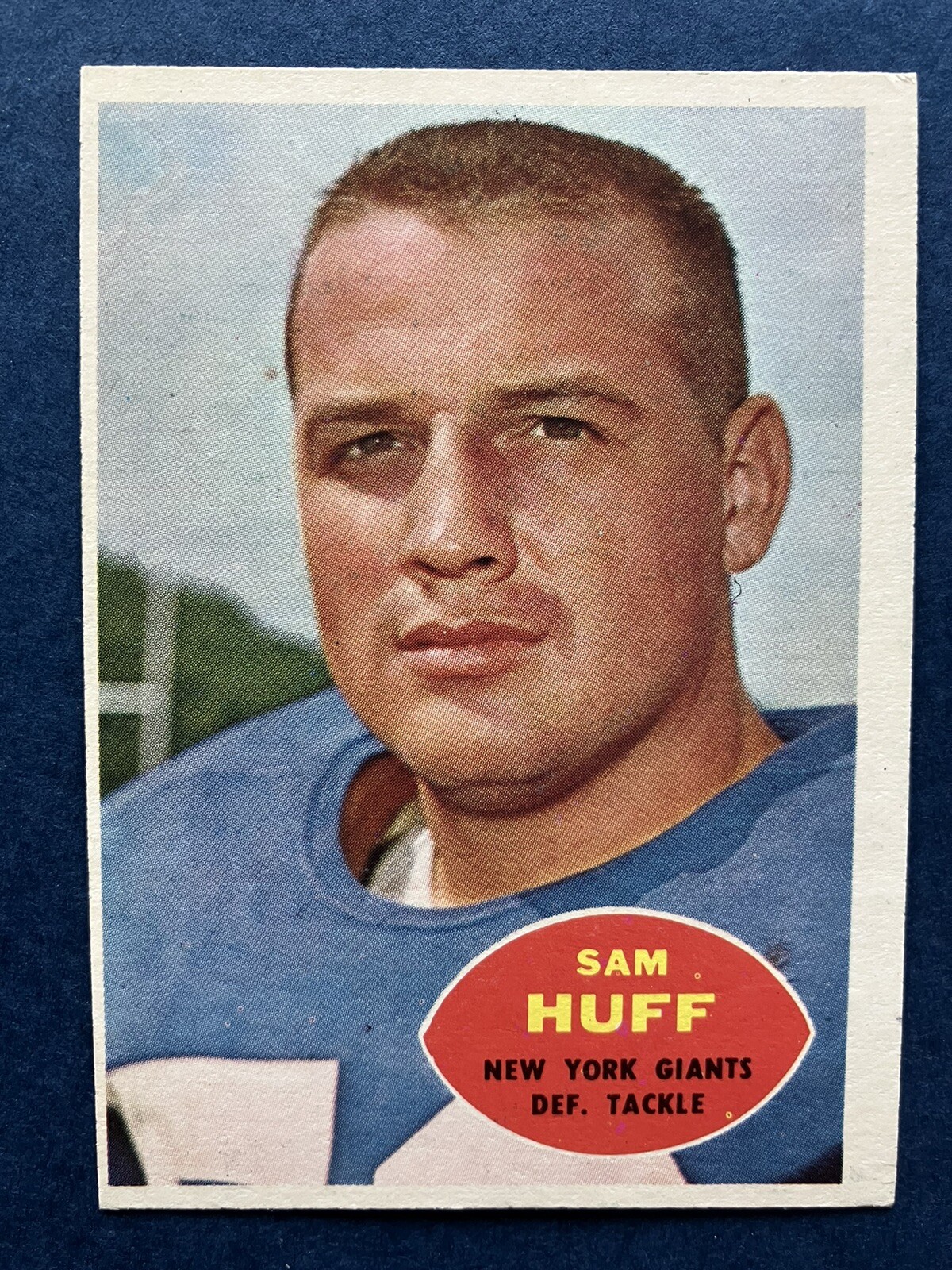 1960 Topps Sam Huff #80 NFL San Francisco 49ers Nice! B | eBay