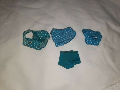 LOT OF BARBIE DOLL UNDERWEAR BLUE | eBay