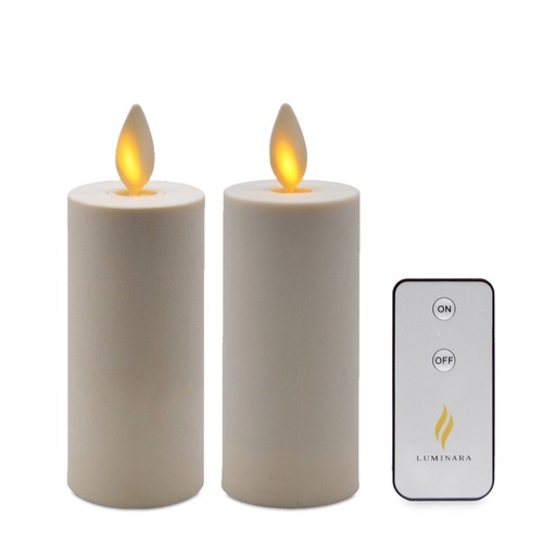 Luminara Votive Candle Battery Operated and Remote Control, Set of 2 ...