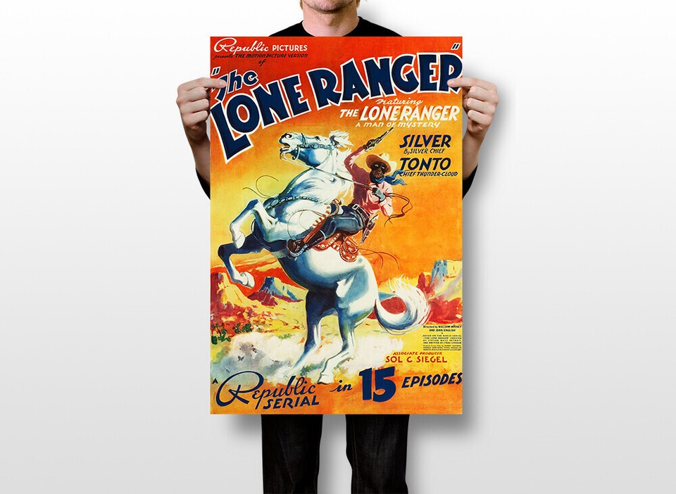 The Lone Ranger Movie Rare Classic Vintage Wall Art Home Decor - POSTER ...