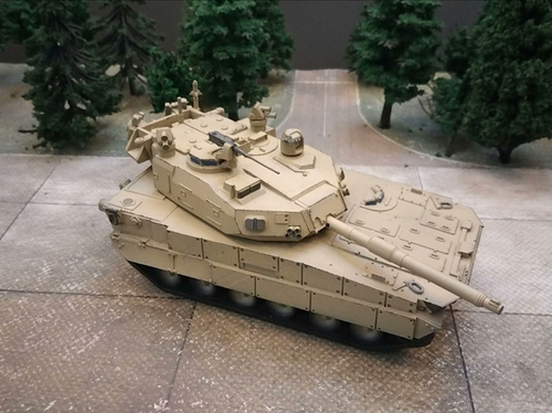 3D printed 1/72 Modern US "MPF - M10 Booker light tank" Painted ...