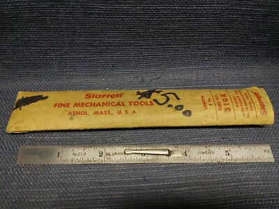 Starrett USA No. 310 K Flexible Steel Ruler 6” Inch No. 10 Graduation ...