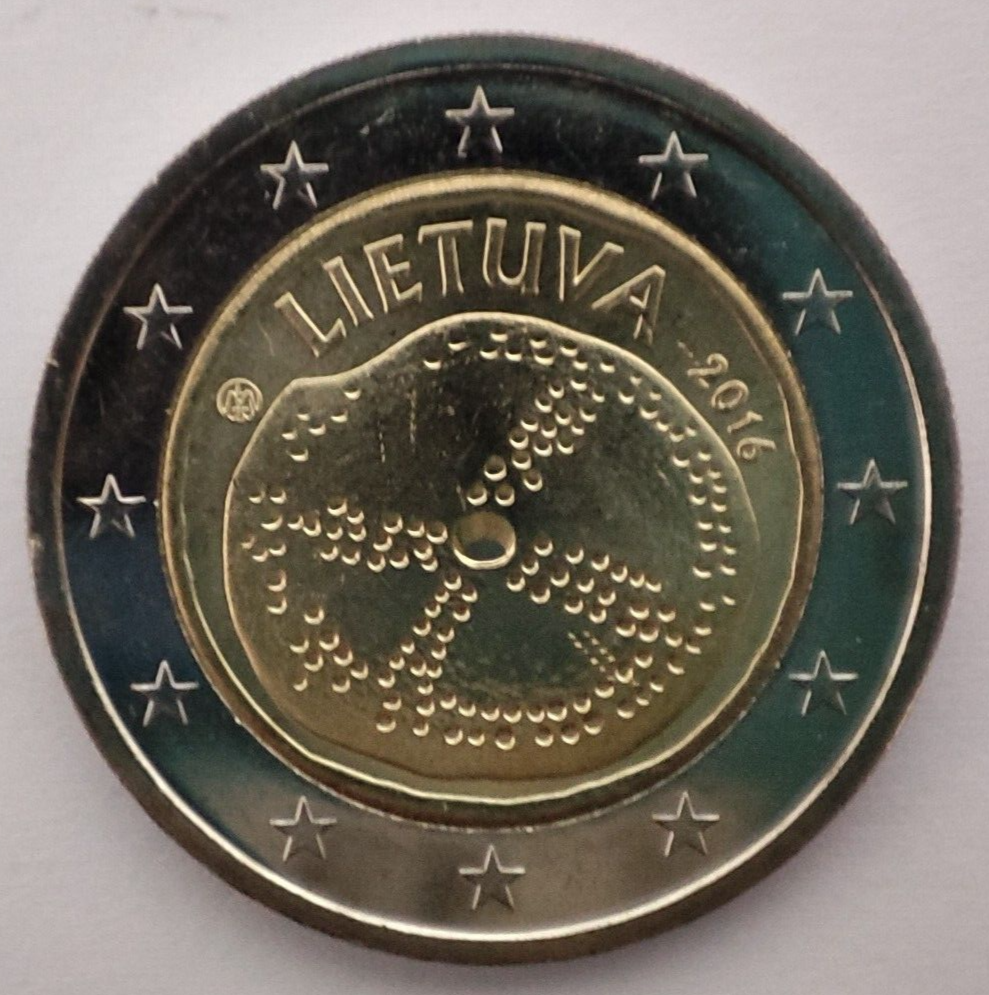 Lithuania 2 euro coin 2016 "Baltic culture" UNC | eBay