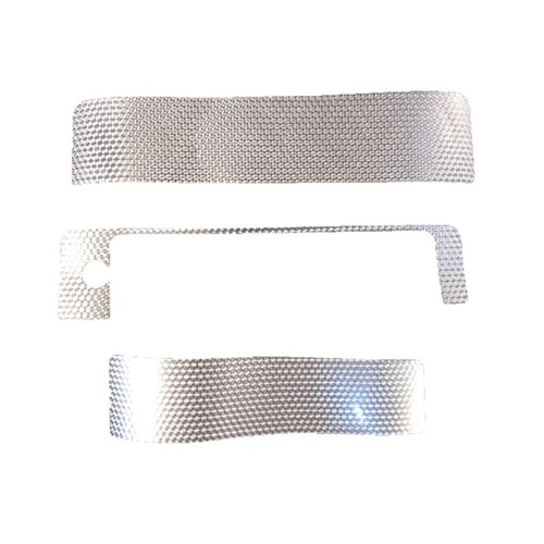 Dash Cover Insert Trim Engine Turned Aluminum Cluster, 3pc for 73-77 ...