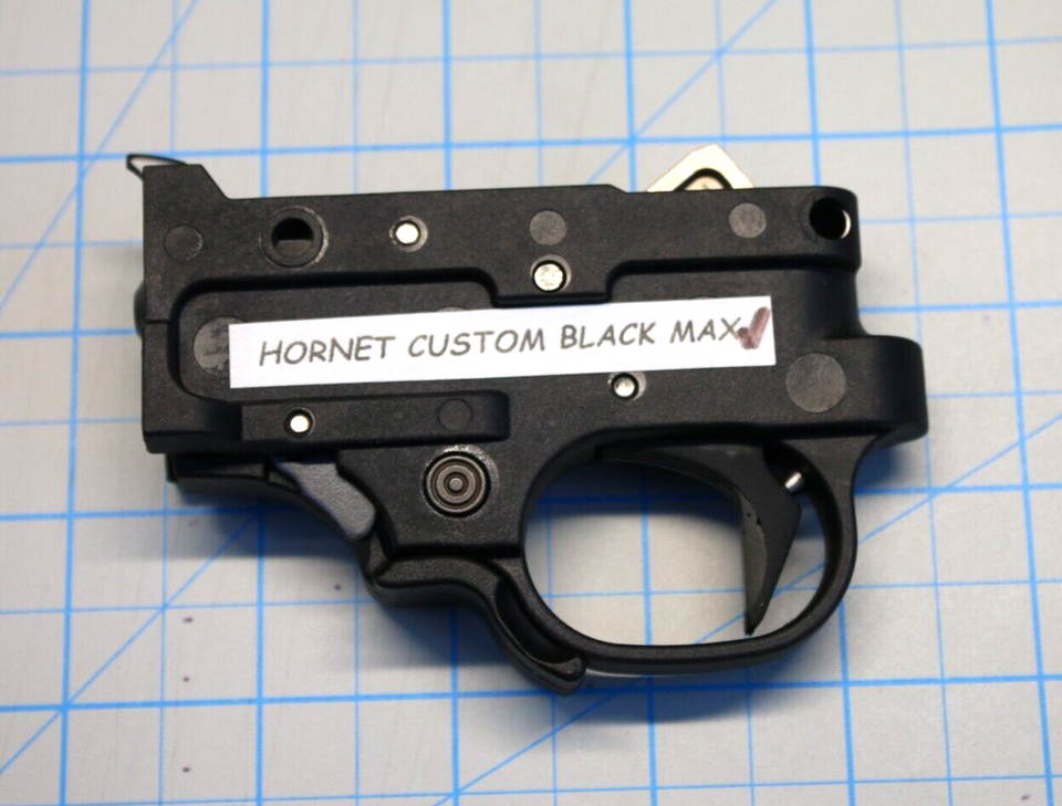 Ruger 10/22 Trigger Assembly by Hornet Custom Black Max Flat Target ...