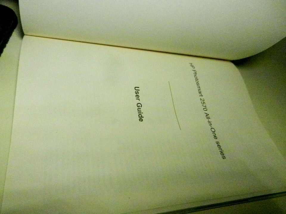 2005 HP Photosmart 2570 All-in-One Series User Guide-136 pgs #Q7211 ...