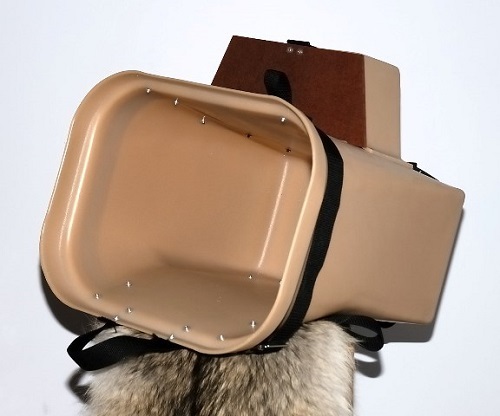 18 inch Fiberglass Trappers Pack Basket with 4" Compartment - Fiber ...