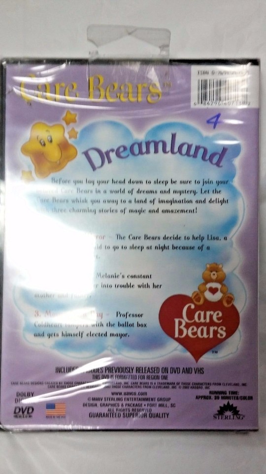 Care Bears - Dreamland (DVD, 2005) BRAND NEW Sealed 84296407132| eBay