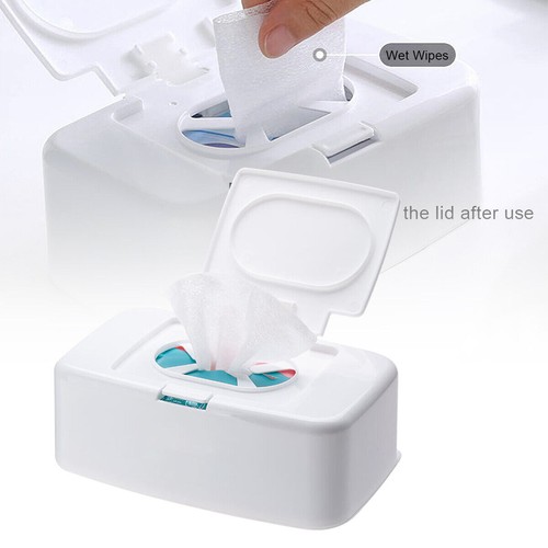 Wet Tissue Box Wipe Dispenser Portable Wipes Napkin Storage Box Holder ...