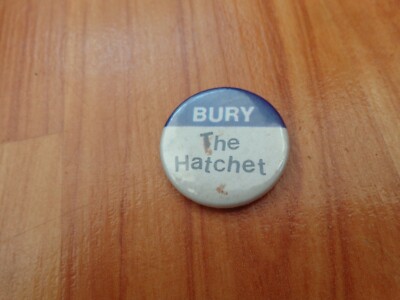 CLASSIC BURY FC 'THE HATCHET' FOOTBALL PLASTIC PIN BADGE | eBay Australia