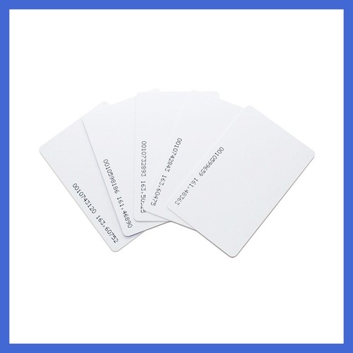 125KHz RFID ID card, proximity ISO card, EM4100 compatible cards, 0.8mm ...