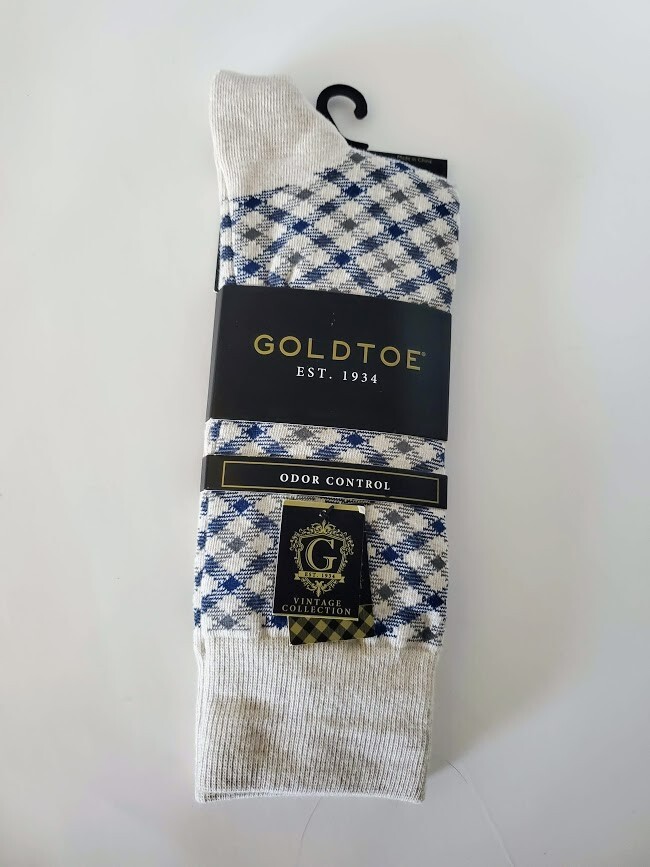 GOLD TOE Men's Argyle Premier Cotton Blend Dress Socks, Tan, 10-12, Tan ...