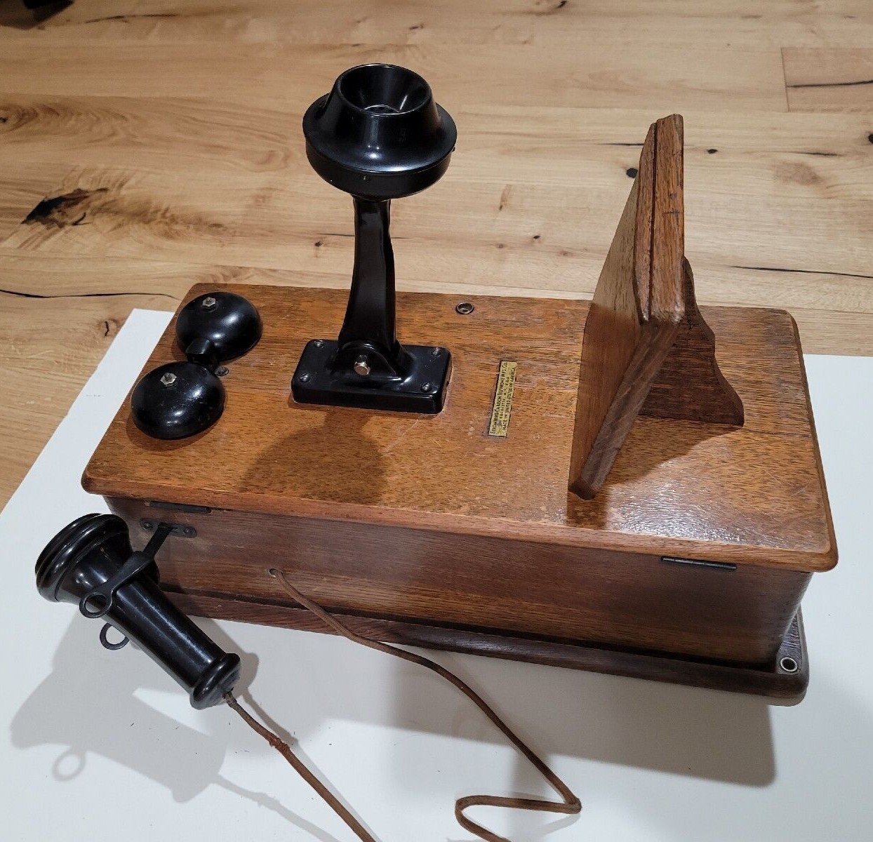 ANTIQUE STROMBERG-CARLSON OAK WOOD WALL HAND CRANK TELEPHONE | eBay