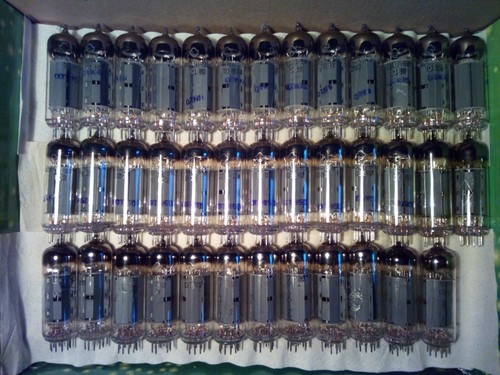 4pcs 6P14P-EV (6П14П-ЕВ) / 6BQ5 / EL84 / 7189 NOS Matched quad Gold ...